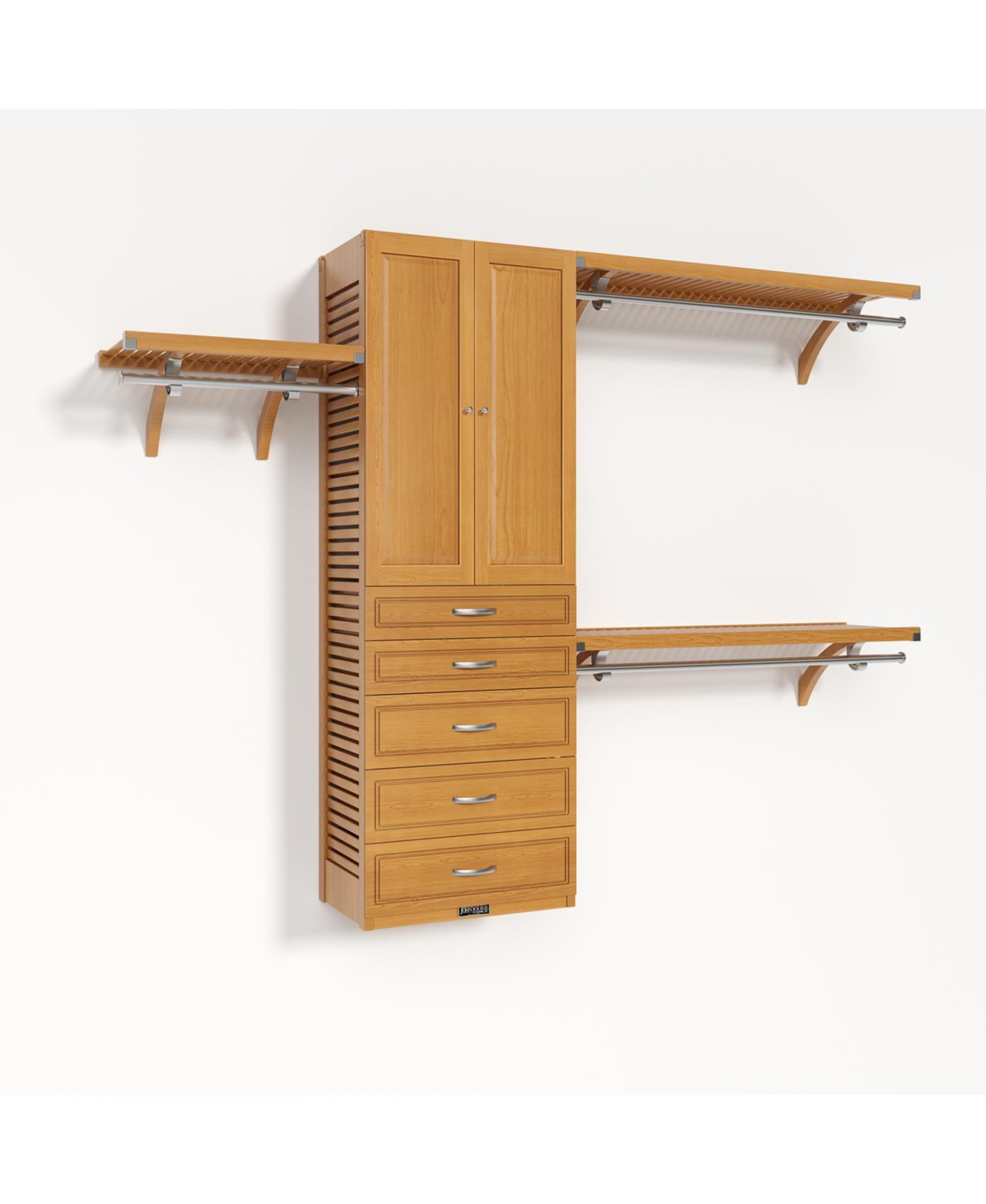 Click here for Solid Wood Walk-In Closet Organizer with 5 Drawers... prices