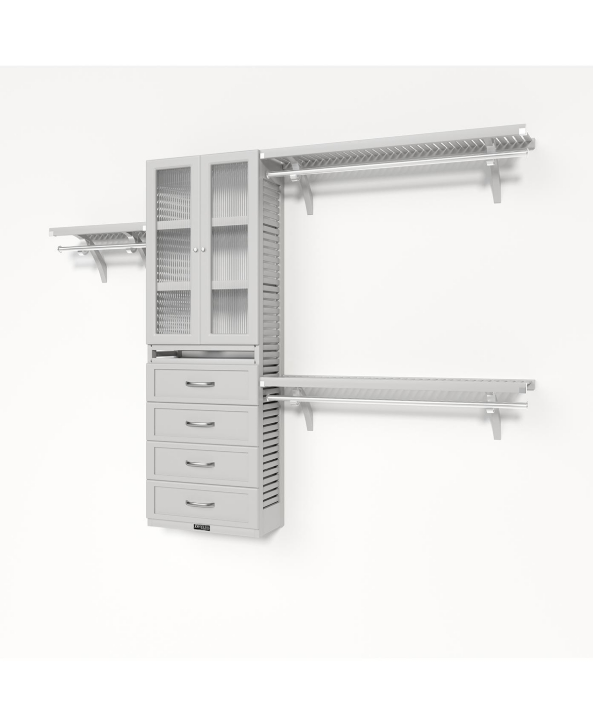 Click here for Solid Wood Reach-In Closet Organizer with 4 Shaker... prices