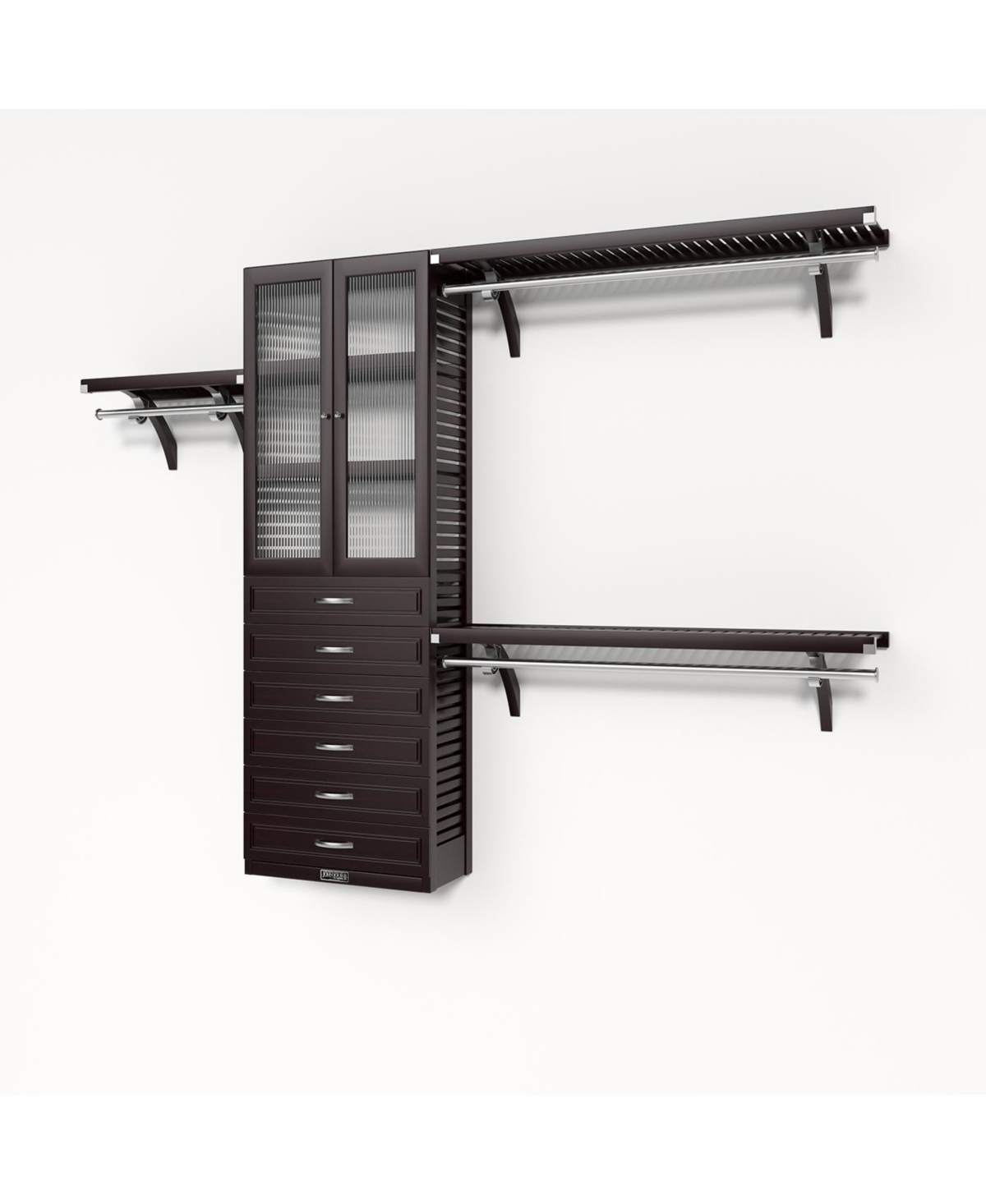 Click here for Solid Wood Reach-In Closet Organizer with 6 Drawer... prices