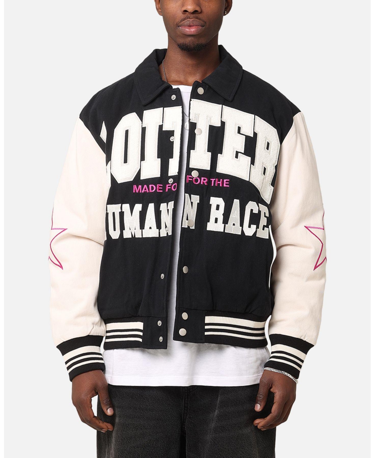 Click here for Loiter Mens Vice City Varsity Jacket prices