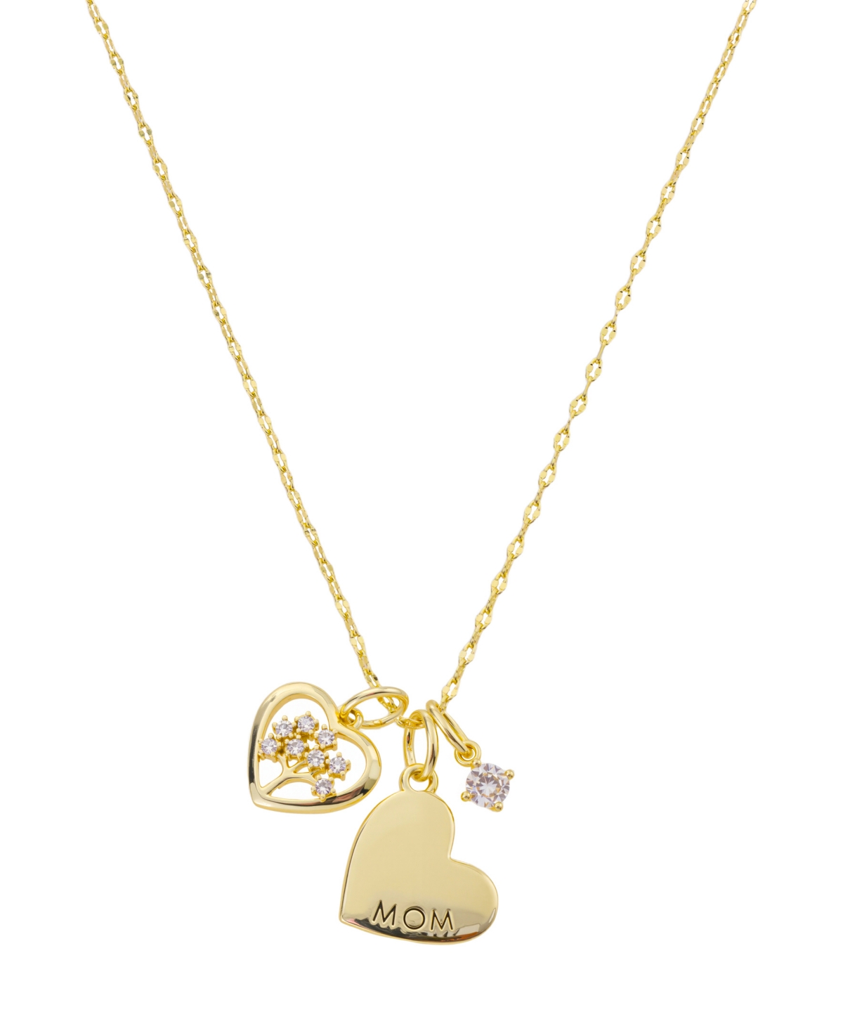 Click here for Unwritten Cubic Zirconia Tree Open Heart  Mom Hear... prices