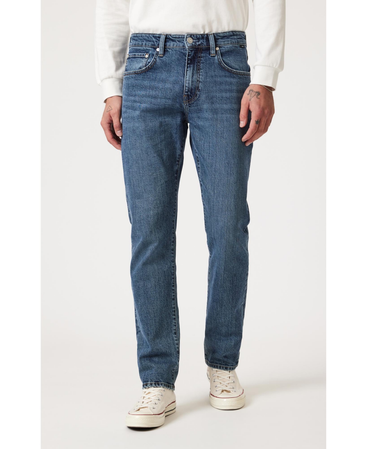 Click here for Mavi Jeans Mens Mavi Zach Straight Leg In Dark Fad... prices