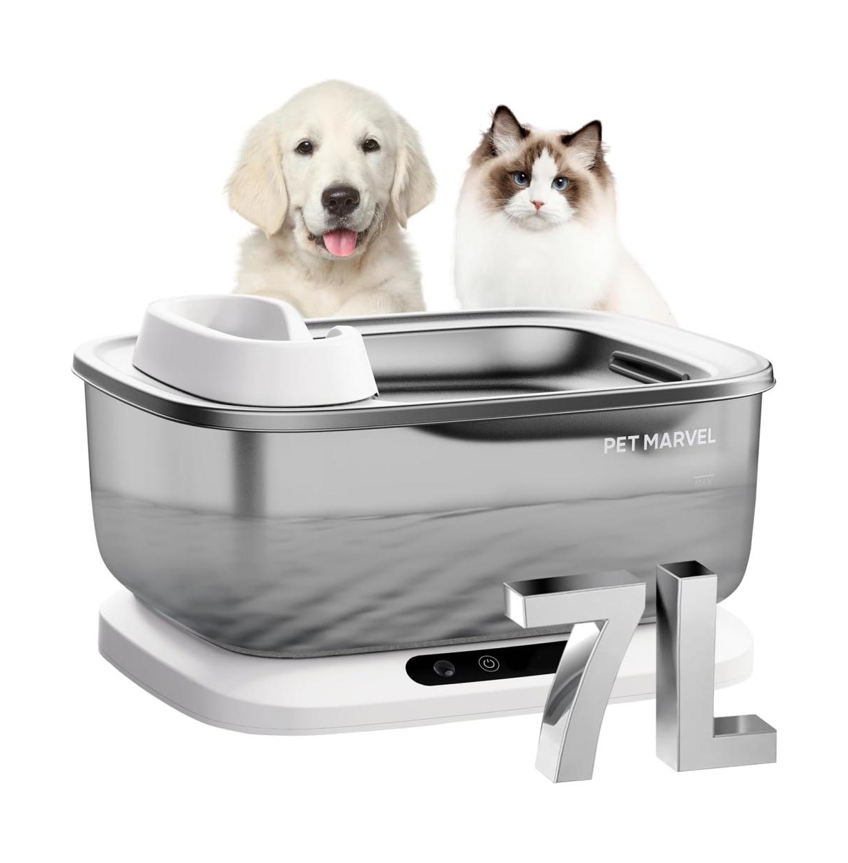 Click here for Petmarvel Cordless Dog Water Fountain 7L/236oz - W... prices