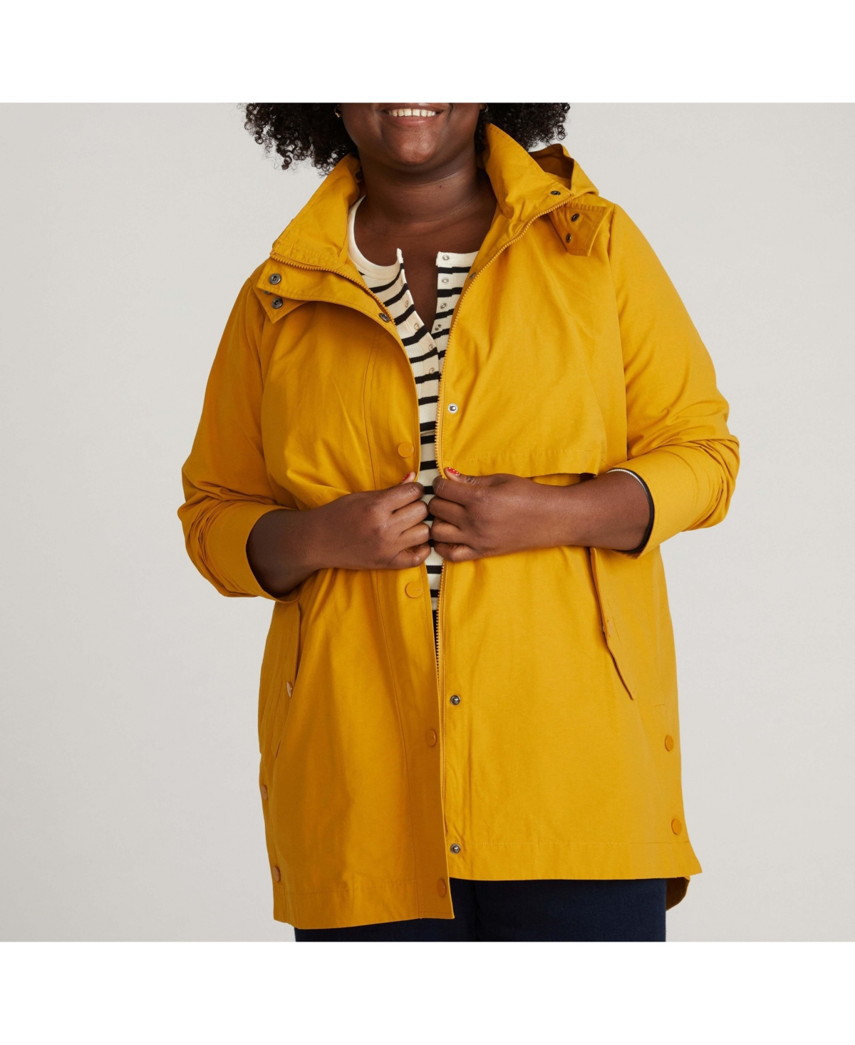 Click here for Universal Standard Womens Precision Parka - Mustar... prices