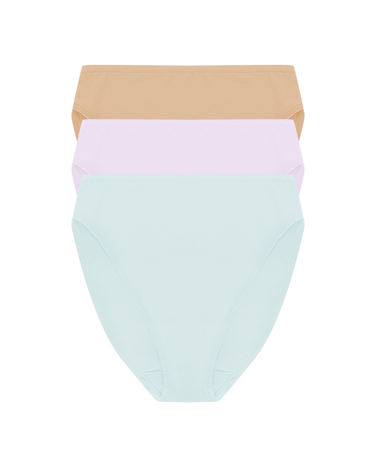 Click here for Natori Womens 3-Pk. Bliss Bare Cotton High-Cut Bri... prices