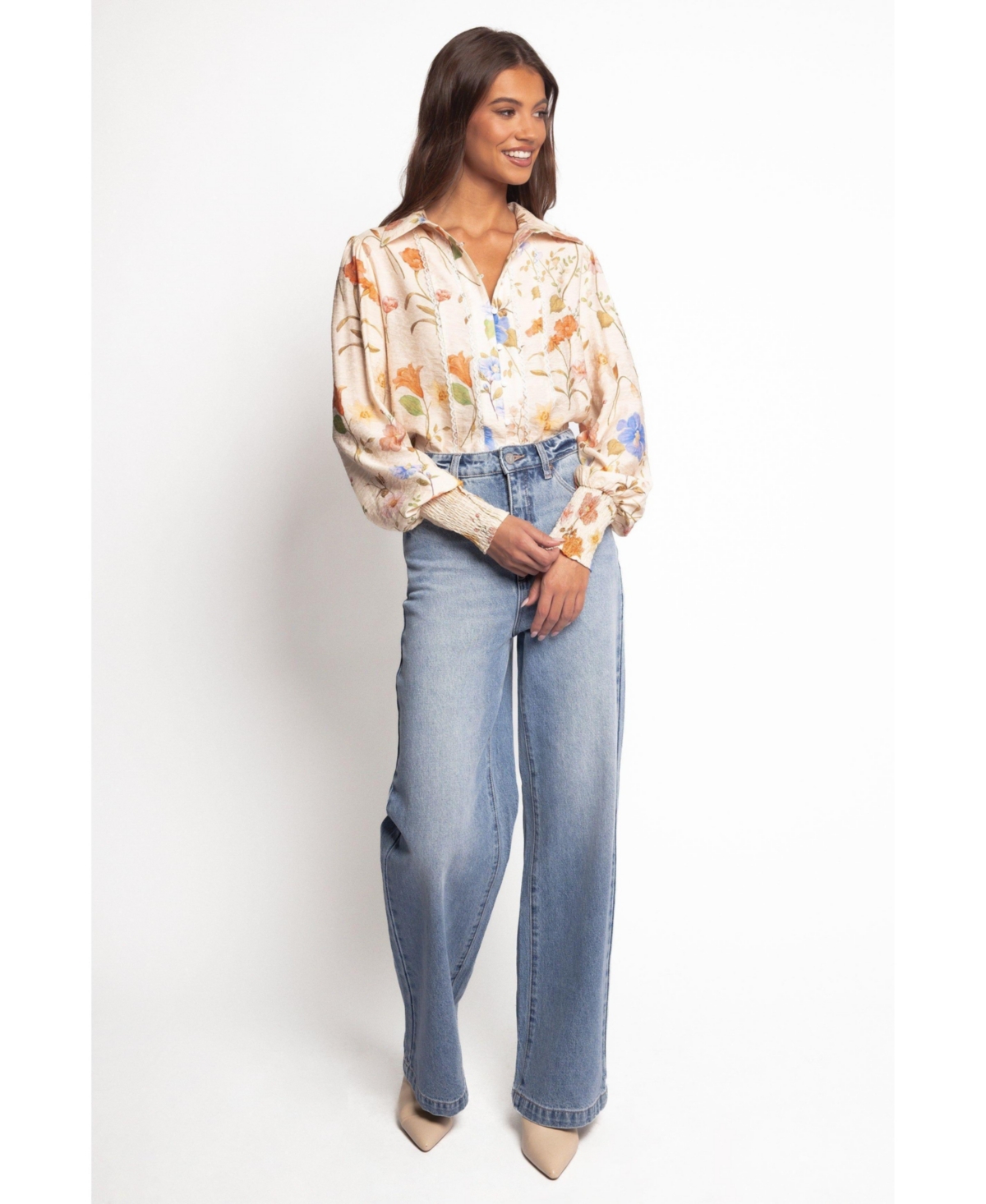 Click here for Petal and Pup Womens Parsons Blouse - Floral prices