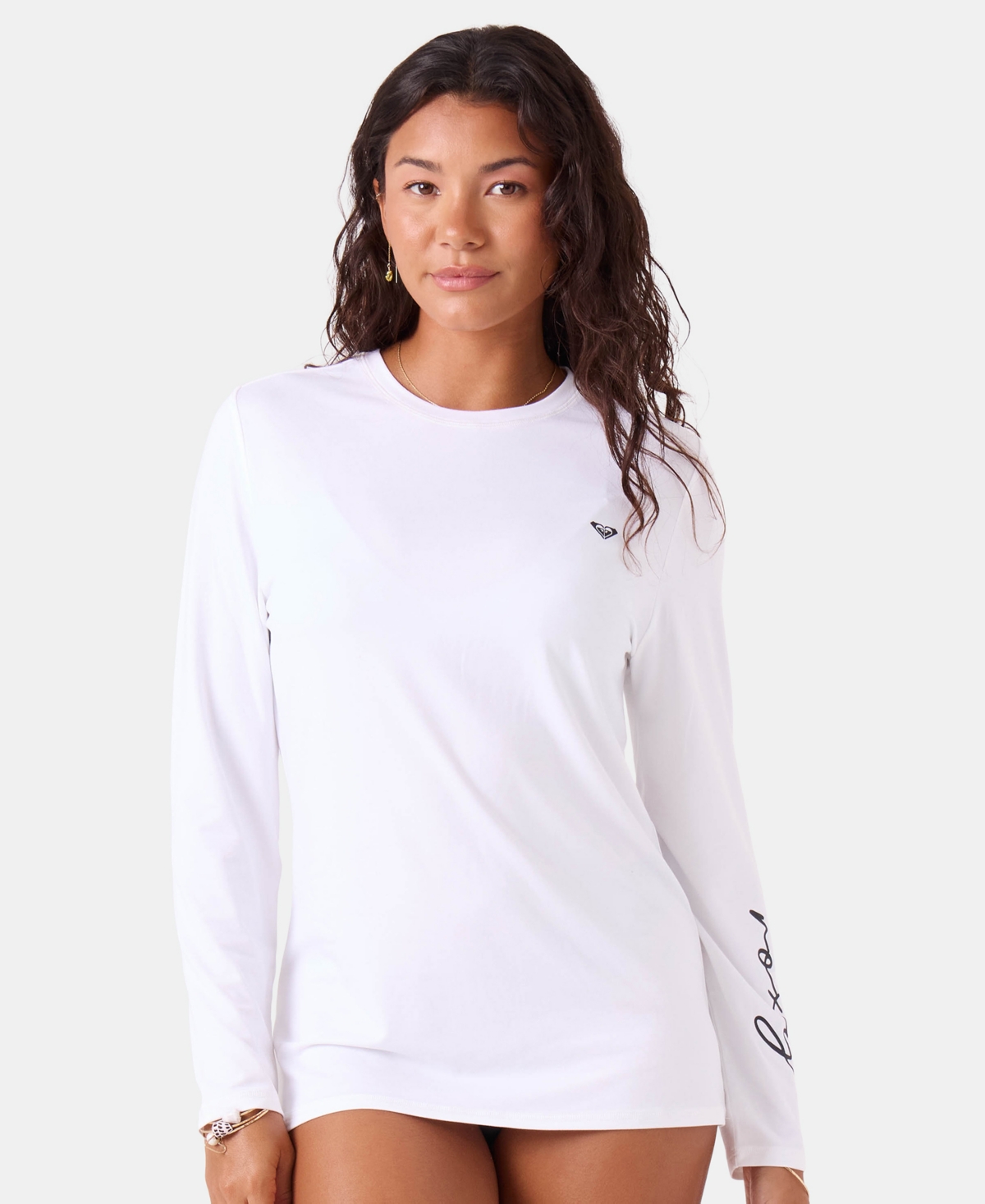 Click here for Roxy Womens Surf City Warm Swim Rashguard Shirt -... prices