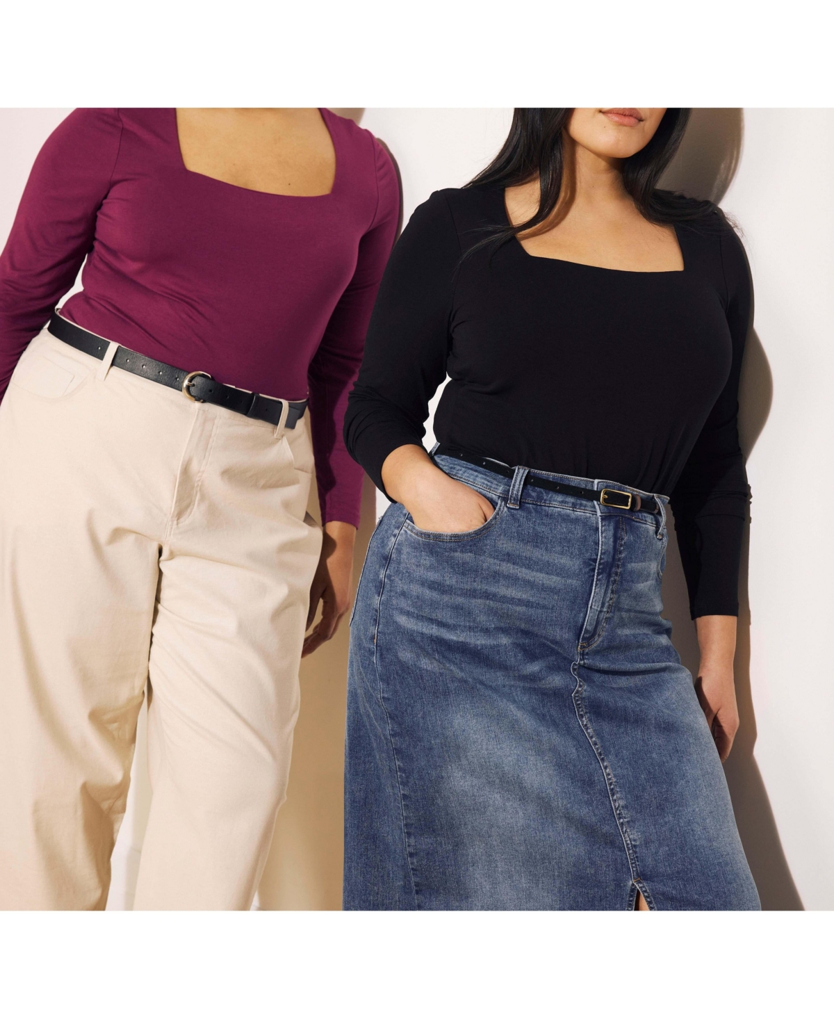 Click here for Universal Standard Womens Agatha Liquid Jersey Top... prices