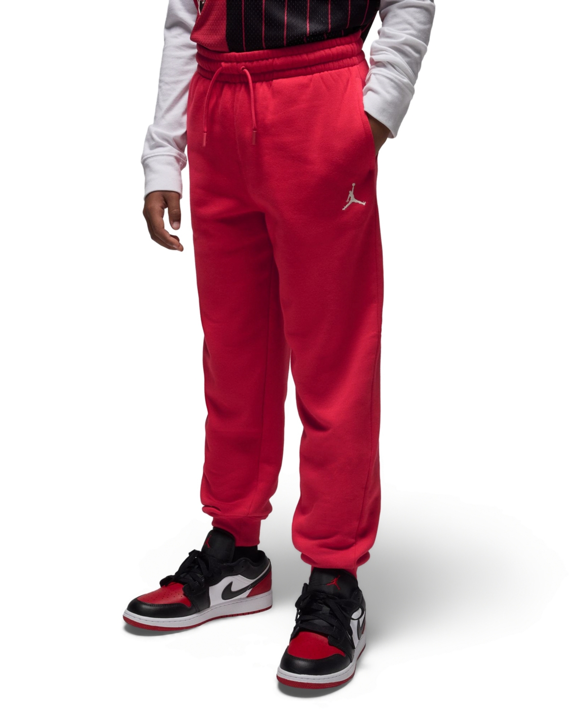 Click here for Jordan Big Boys 8-18 Mj Brooklyn Pull-On Pants - G... prices