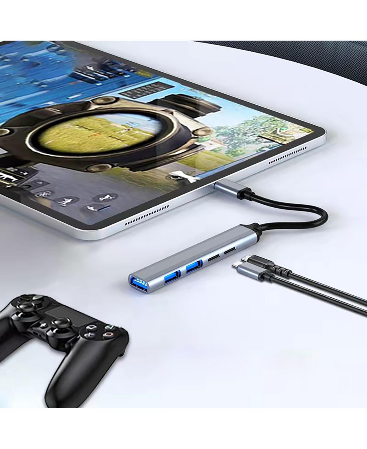 Click here for Mini 5N1 Type-c to Usb Hub - Silver prices