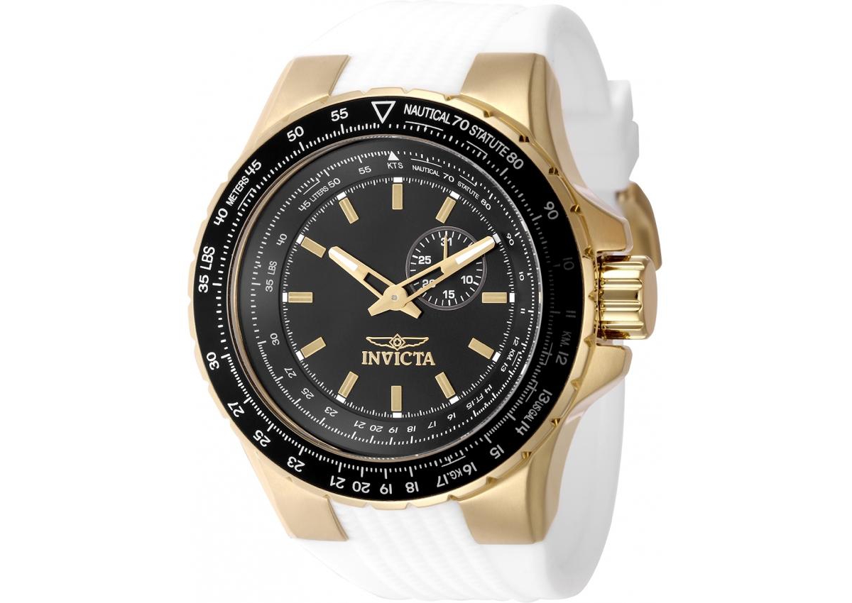 Click here for Invicta Mens 49734 Aviator Quartz VD72 Black Dial... prices