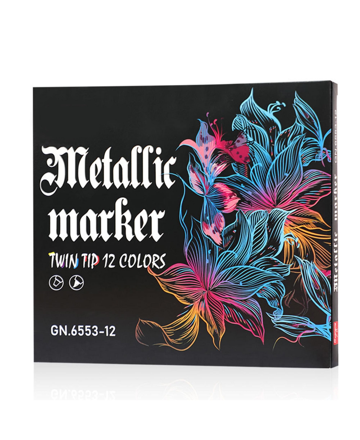 Click here for Htutwoo 12 Colors Soft Brush Tip & Flat Tip Metall... prices