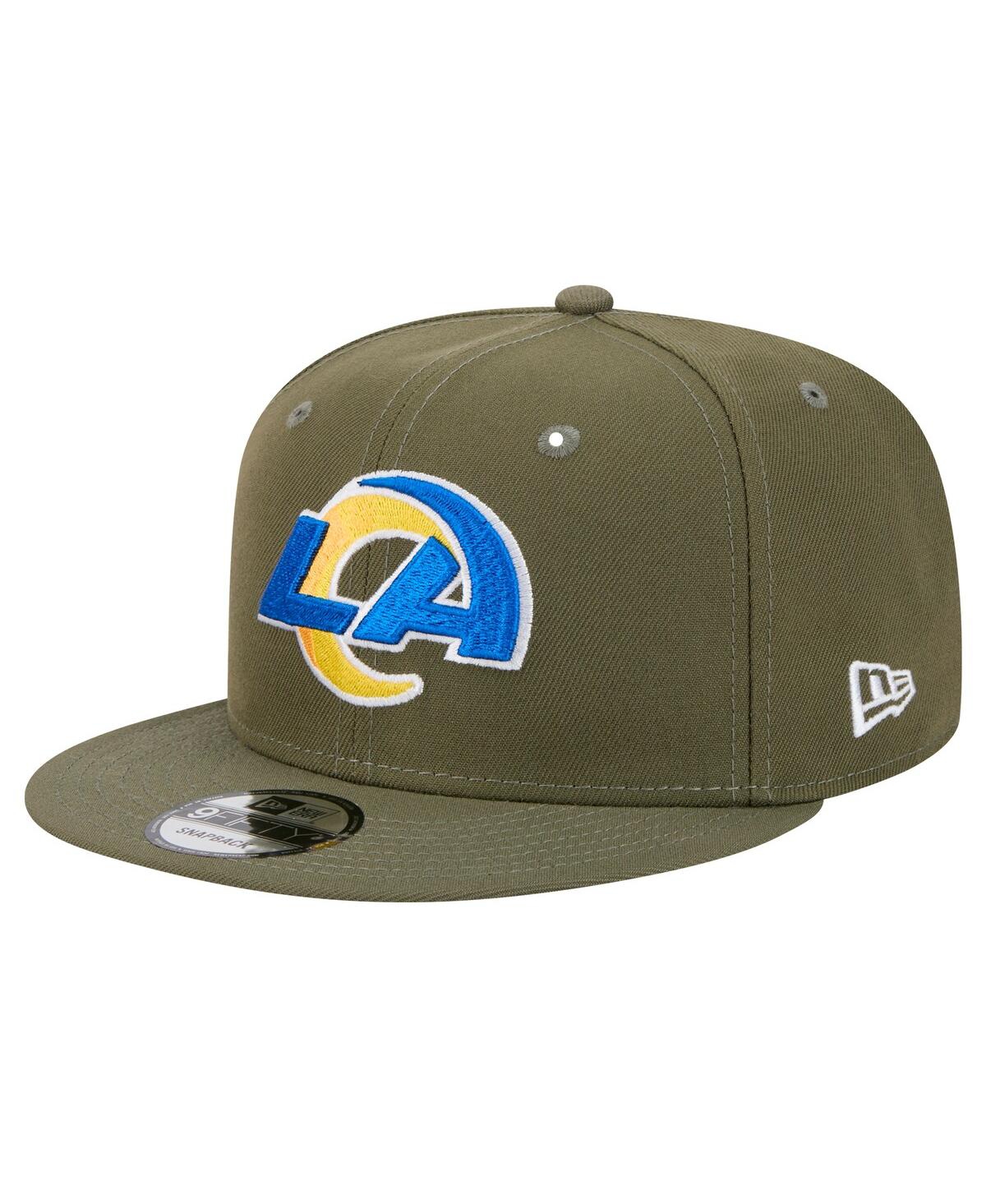 Click here for New Era Mens Olive Los Angeles Rams Main 9FIFTY Sn... prices