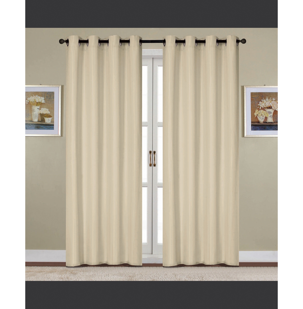 Click here for Rt Designers Collection Kennedy Grommet Curtain Pa... prices