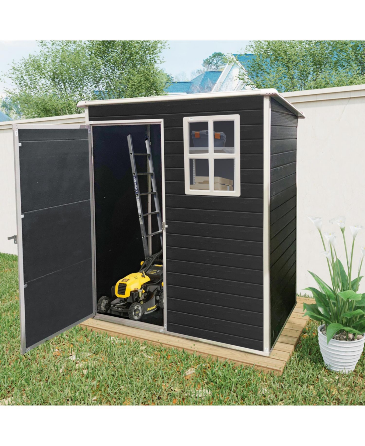 Click here for Streamdale 5 ft x 3 ft Outdoor Plastic Storage She... prices