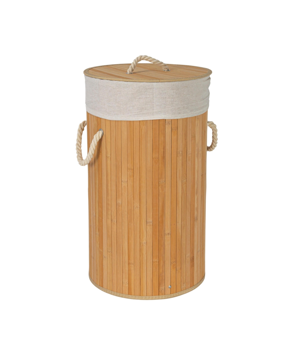 Click here for Household Essentials Bamboo Laundry Hamper with Ro... prices