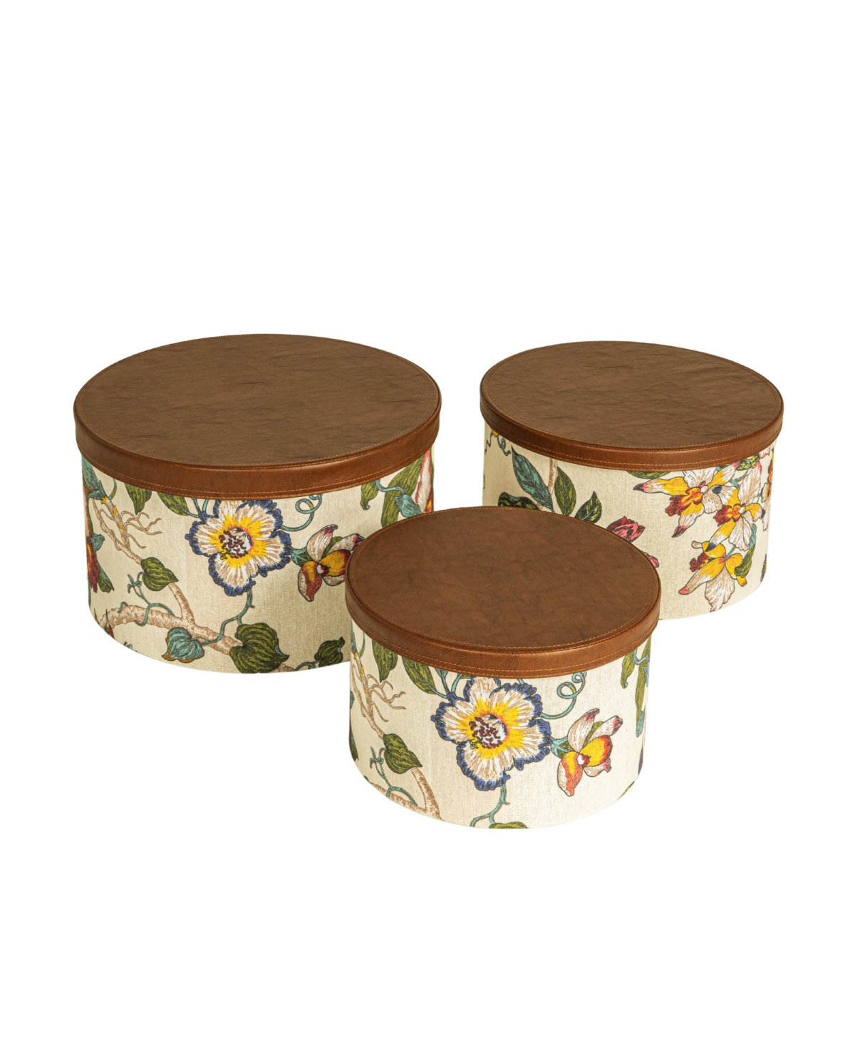 Click here for Household Essentials Floral Nestable Hat Boxes wit... prices