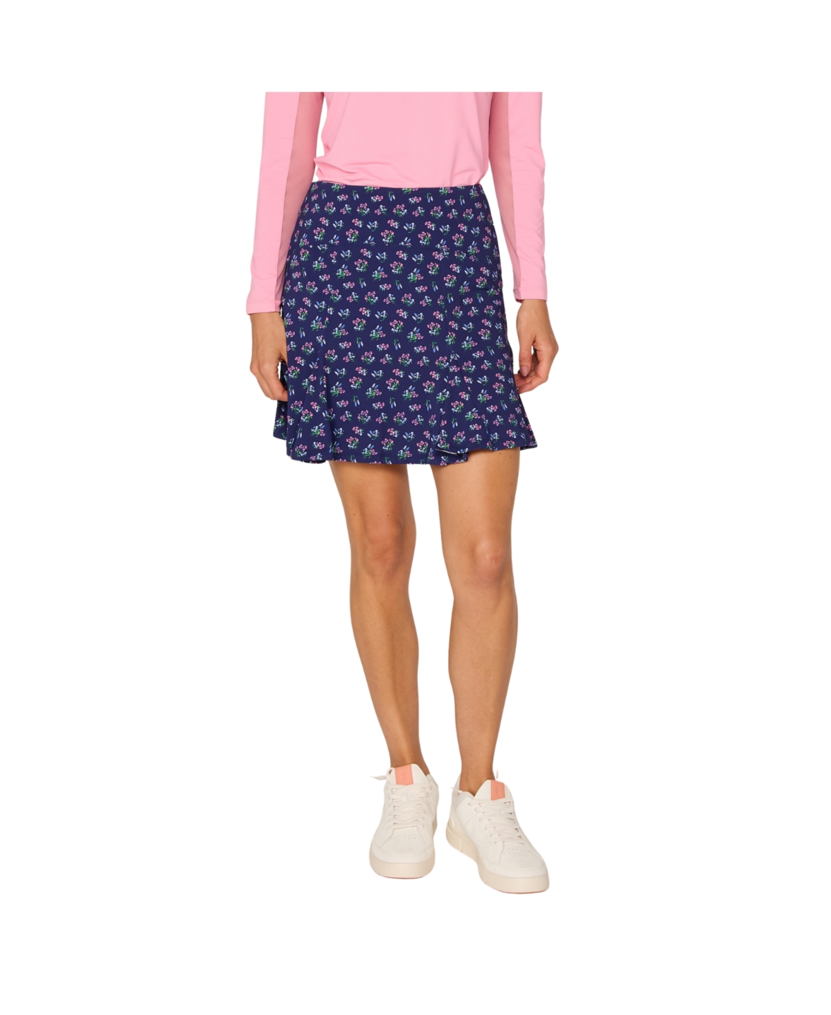 Click here for G Lifestyle Clothing Womens Godet Skort - Navy bou... prices