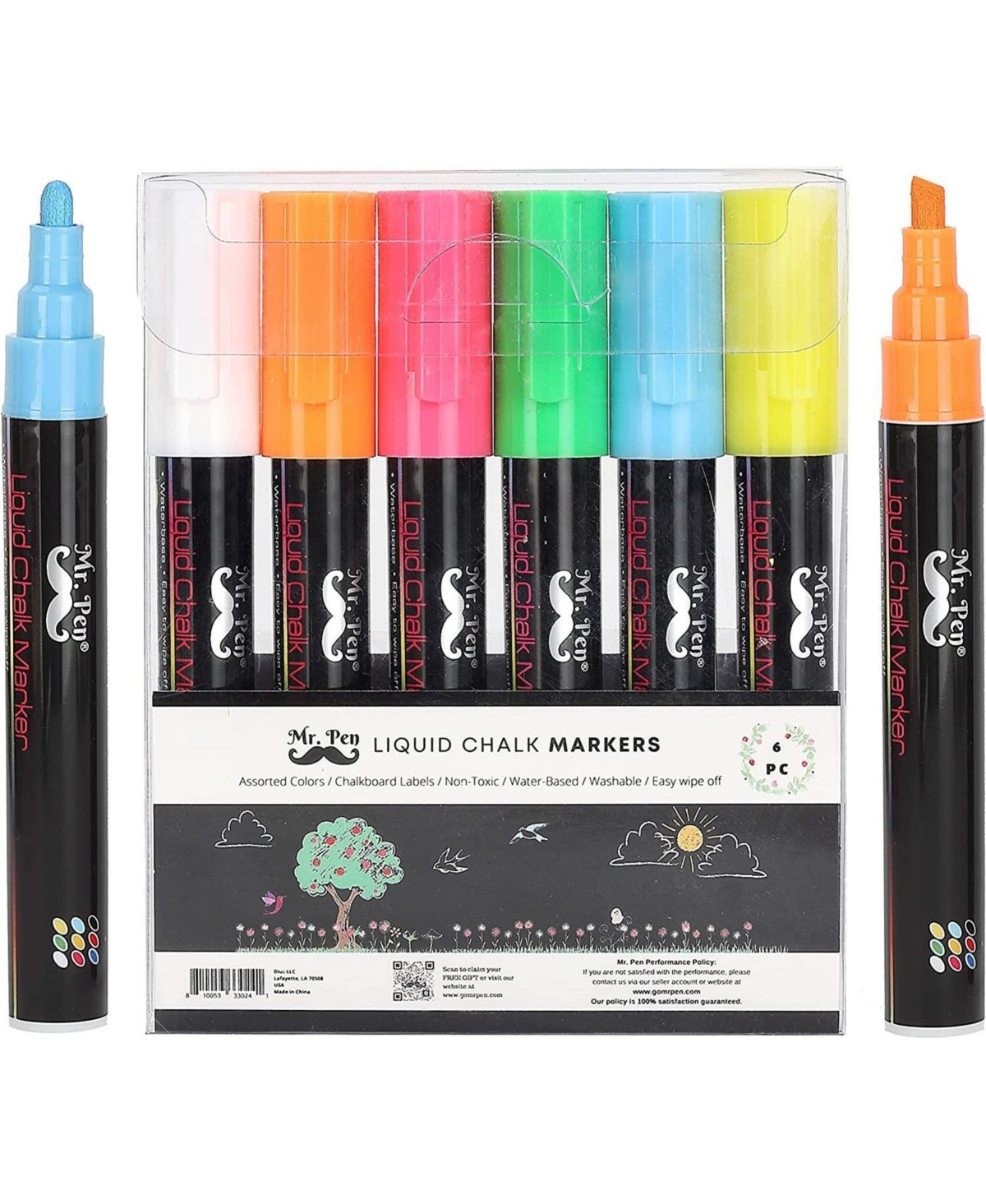 Click here for Mr. Pen Chalk Markers  6 Pack  Dual Tip  Vibrant C... prices