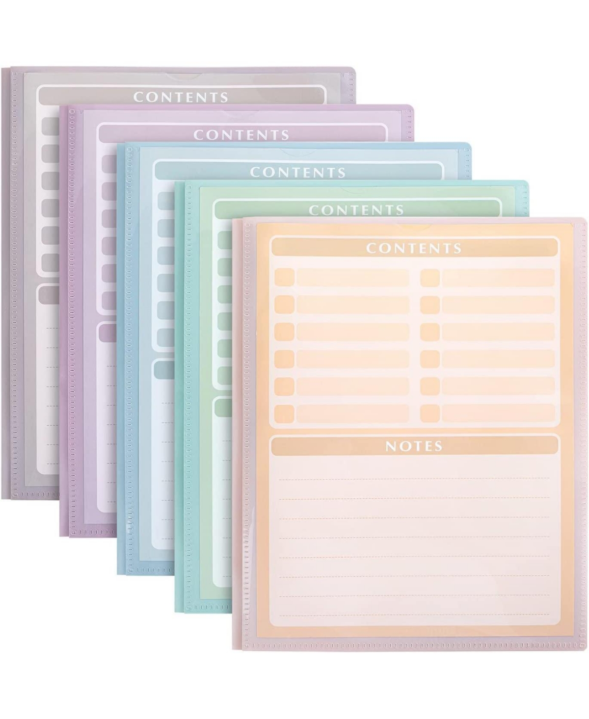 Click here for Mr. Pen Plastic Folders with Clear Front Pocket  5... prices