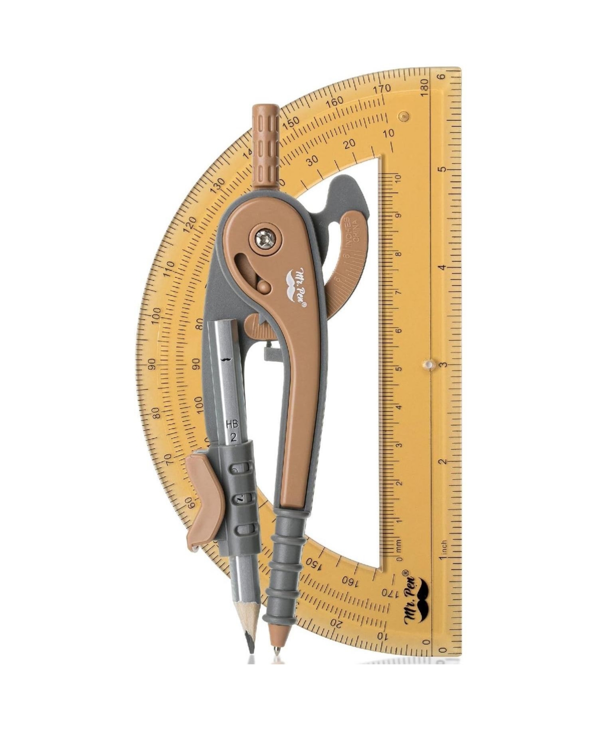 Click here for Mr. Pen Compass and Protractor Set  Dwarf Pony Bro... prices