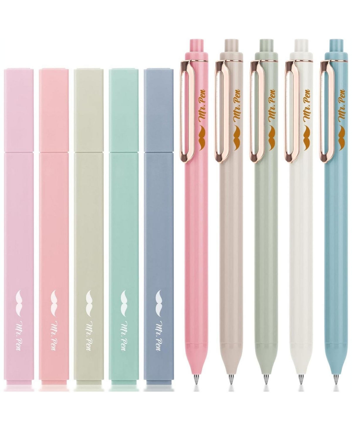 Click here for Mr. Pen Aesthetic Highlighter and Gel Pens  10 Pac... prices