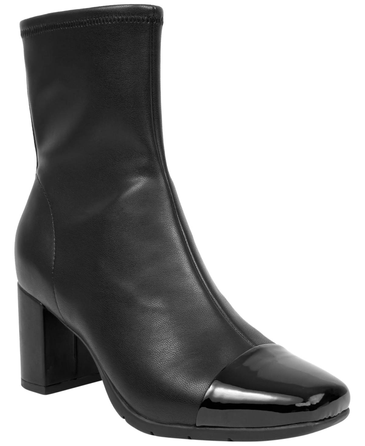 Click here for Aerosoles Womens Miless Cap Toe Bootie - Black prices