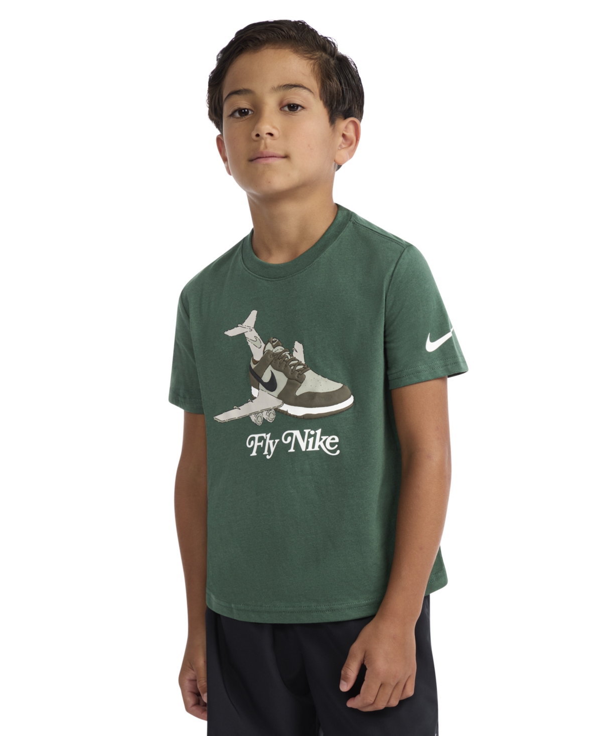Click here for Nike Toddler and Little Boys Fly Nike Graphic T-Sh... prices