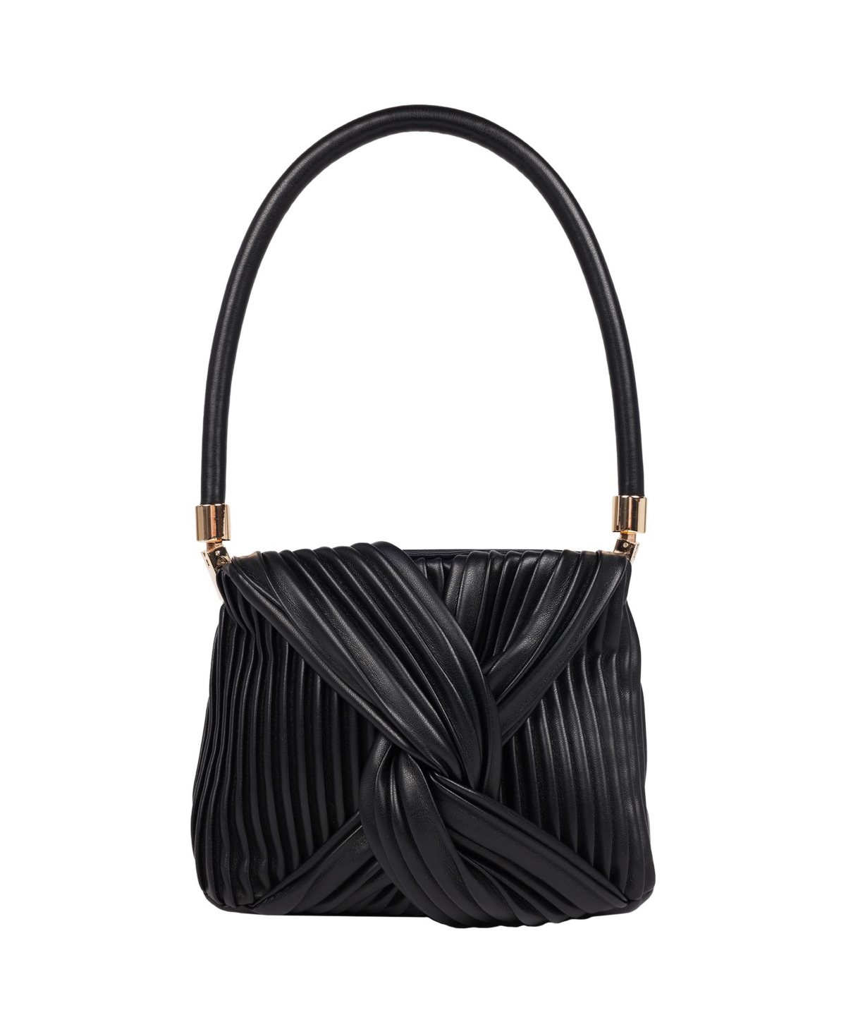 Click here for Jason Wu Womens Pleated Knot Box Handle Bag - Blac... prices