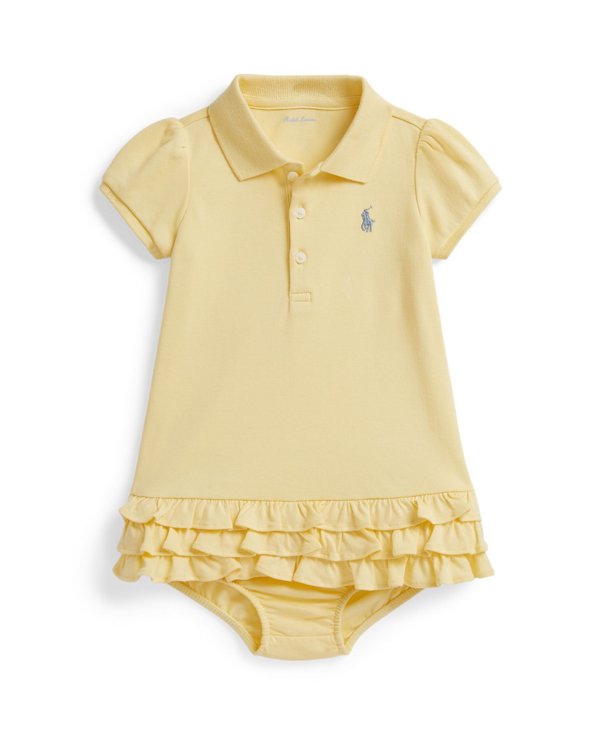 Click here for Polo Ralph Lauren Baby Girls Ruffled Polo Dress an... prices
