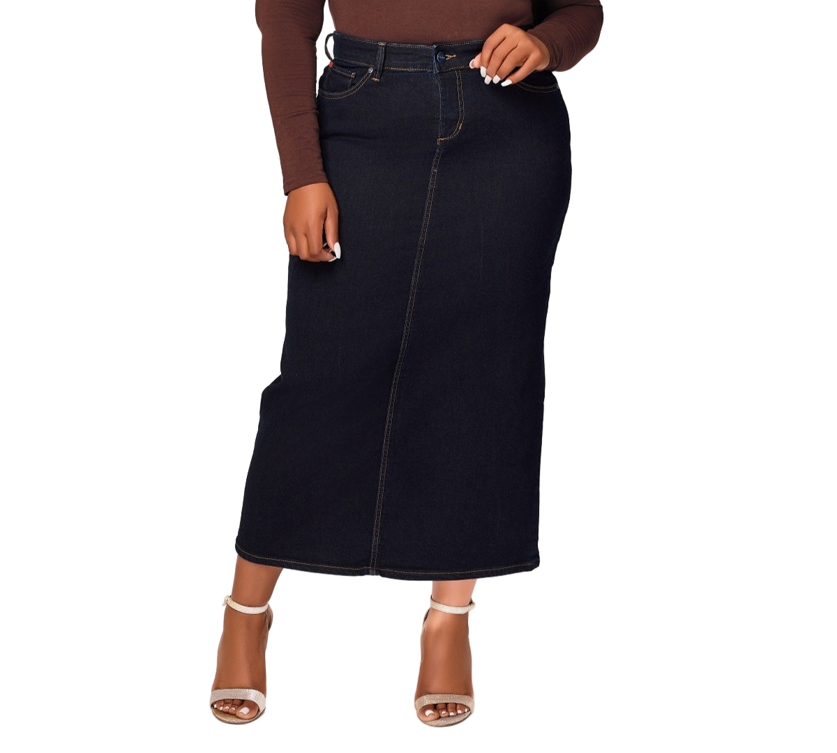 Click here for Slink Jeans Womens Denim Maxi Skirt - Ava prices