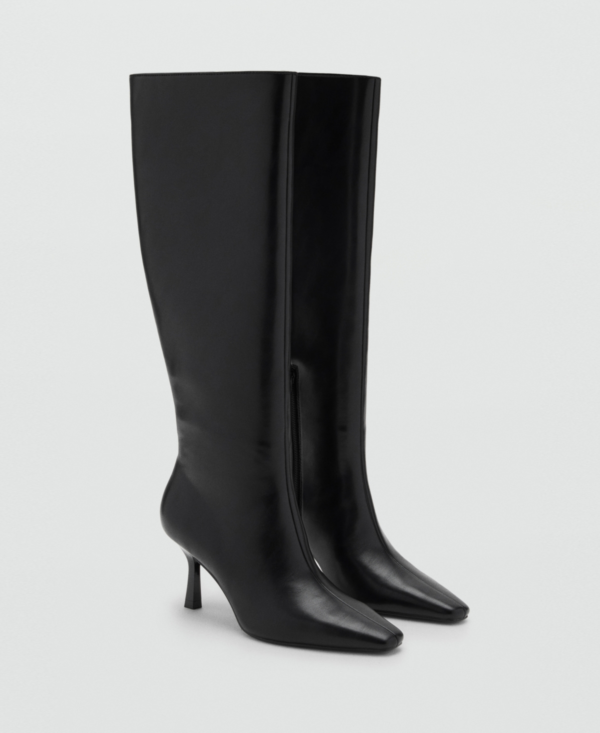 Click here for Mango Womens High Heel Boots - Black prices