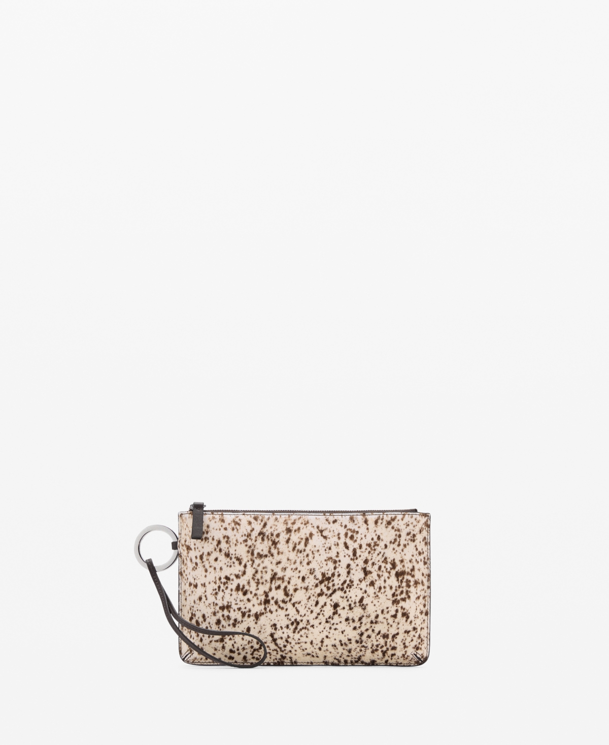 Click here for Mango Womens Leather And Fur Clutch - Brown prices