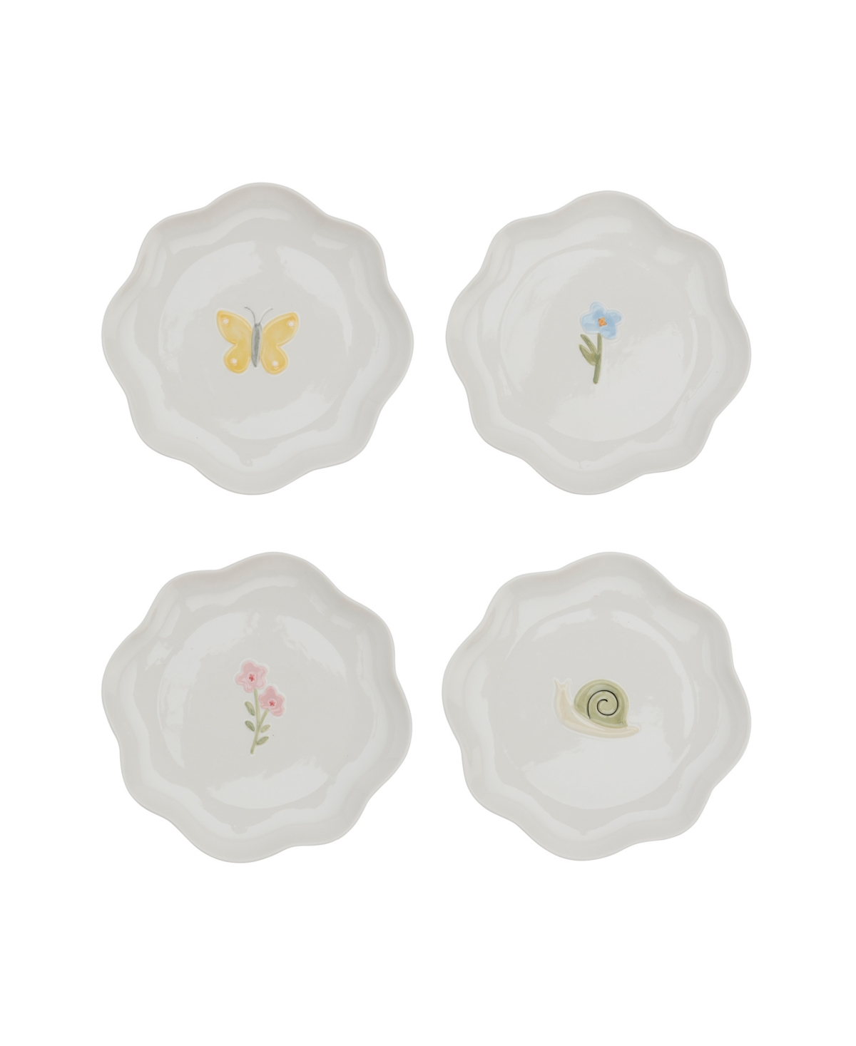 Click here for Haven Stoneware Appetizer Plate  Set of 4 - Ivory prices