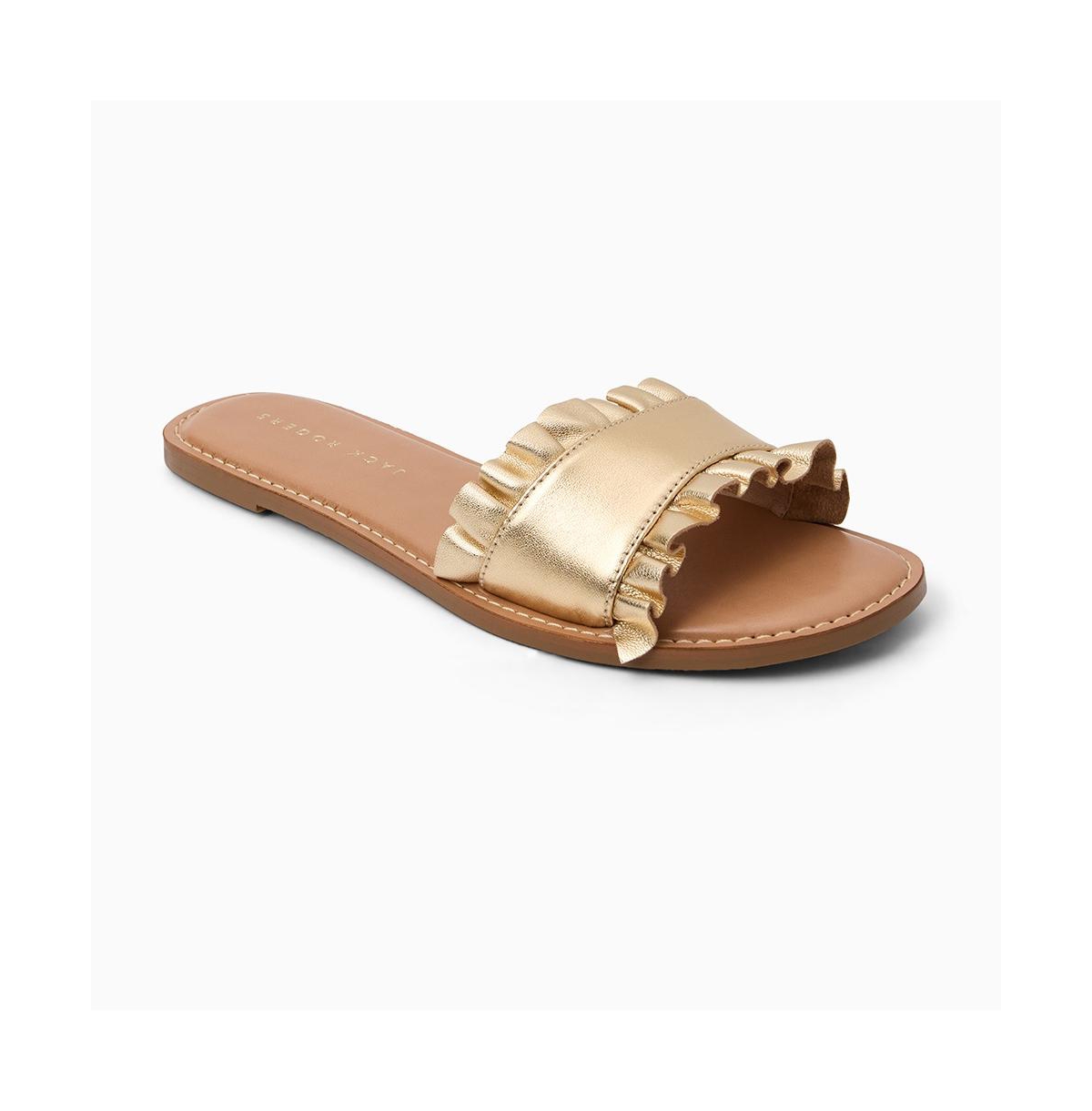 Click here for Jack Rogers Womens Rozette Slide - Gold prices