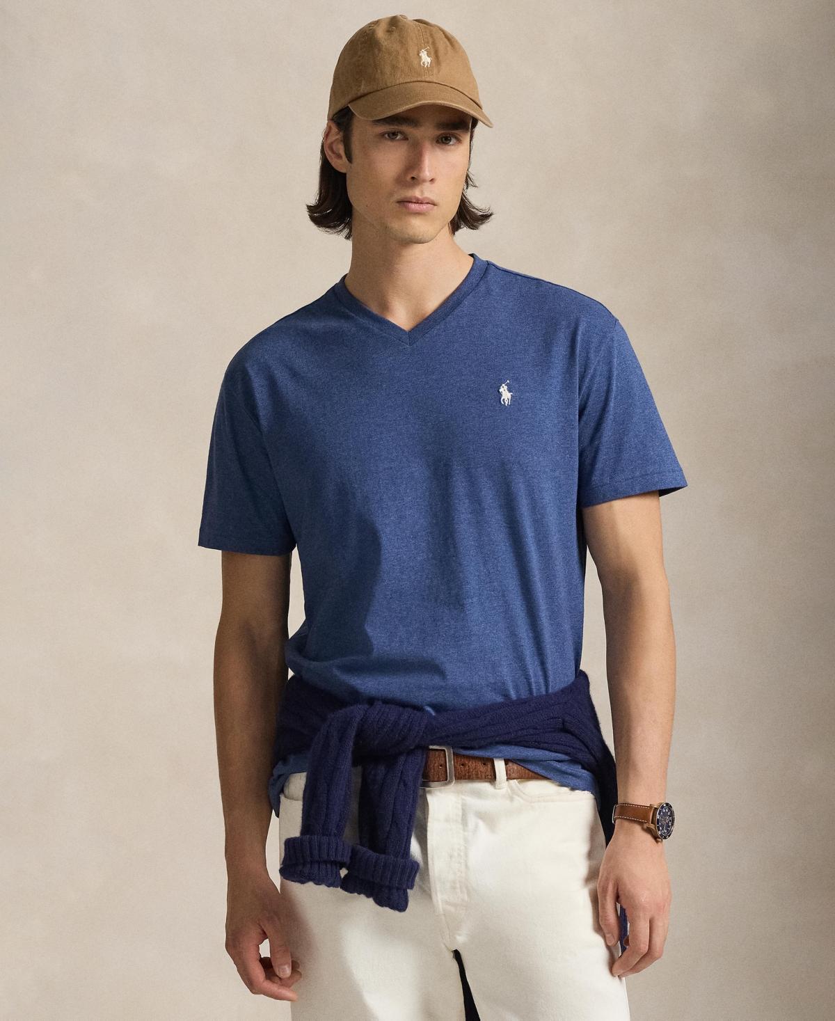 Click here for Polo Ralph Lauren Mens Classic-Fit V Neck T-Shirt... prices
