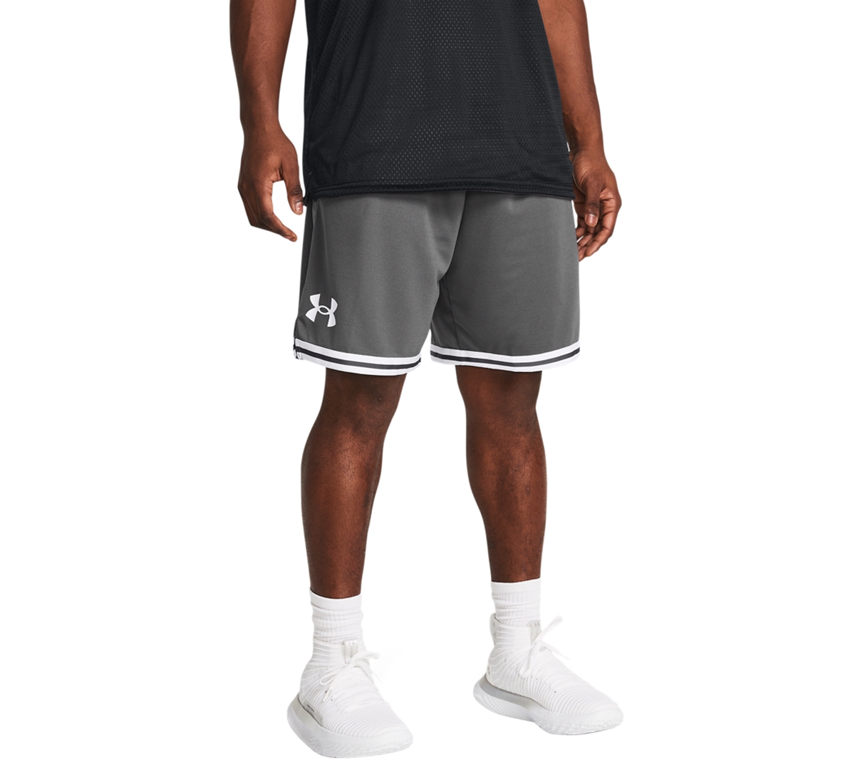 Click here for Under Armour Mens Perimeter Regular-Fit Shorts - G... prices