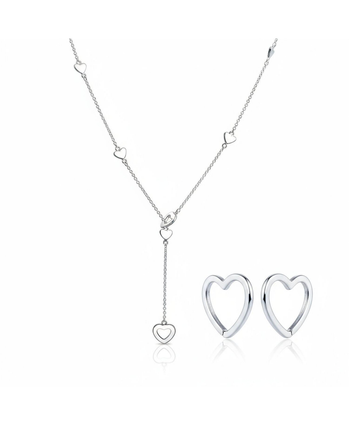 Click here for Bling Jewelry Heart Long Lariat Pendant Necklace &... prices
