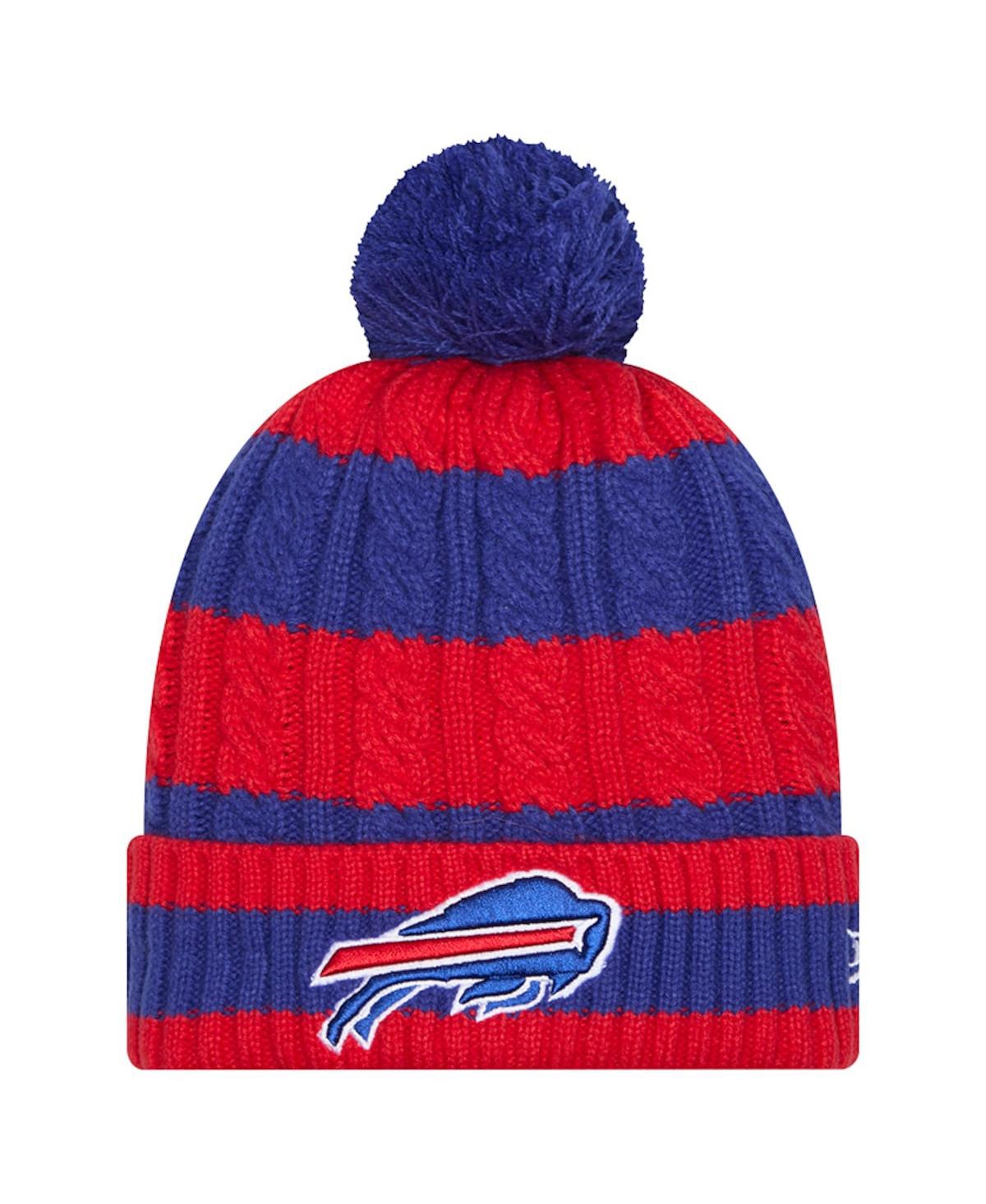 Click here for Womens Royal Buffalo Bills Braided Cuffed Knit Hat... prices