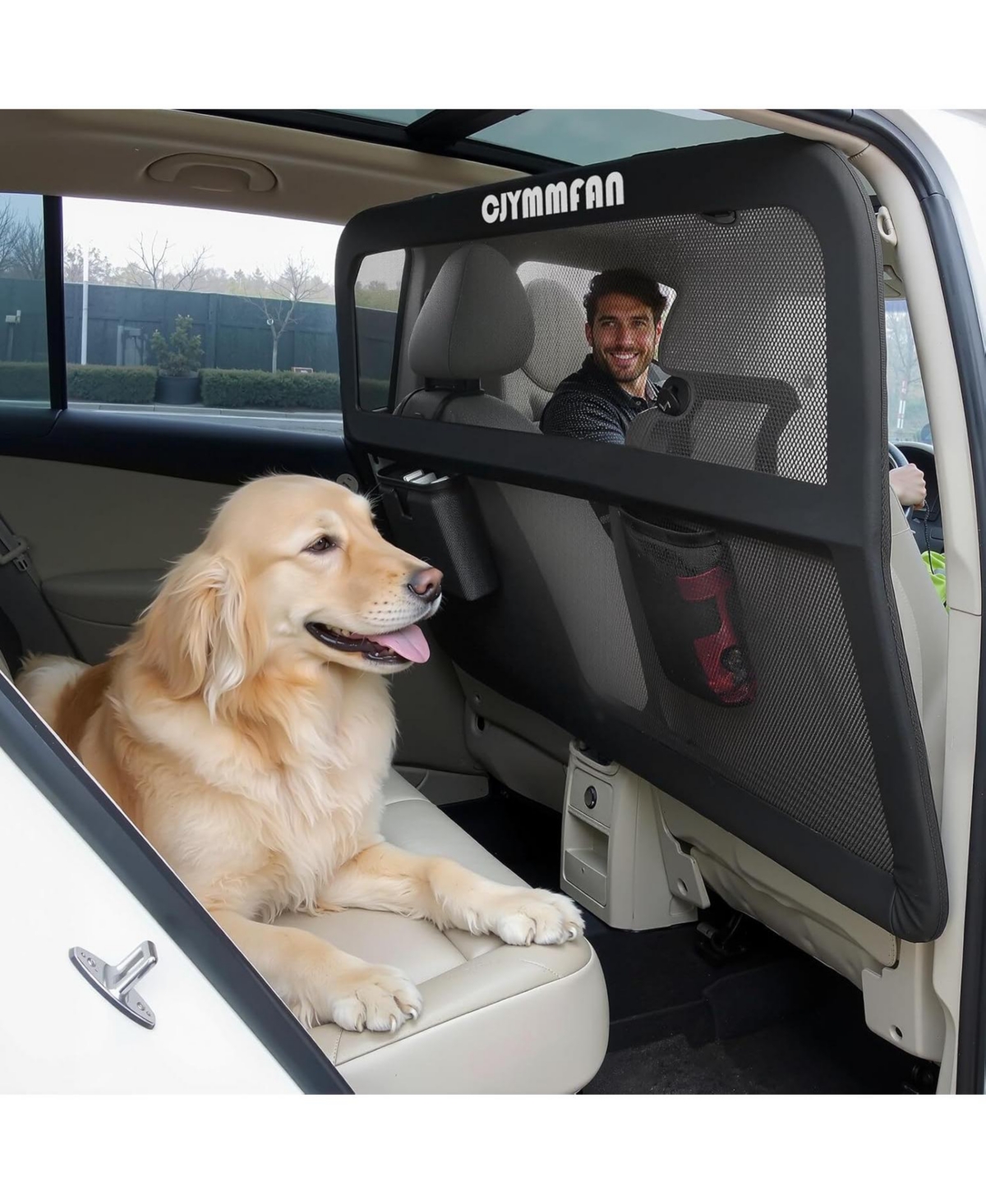 Click here for Lovmor Dog Barrier for Car Back Seat Cargo Area wi... prices