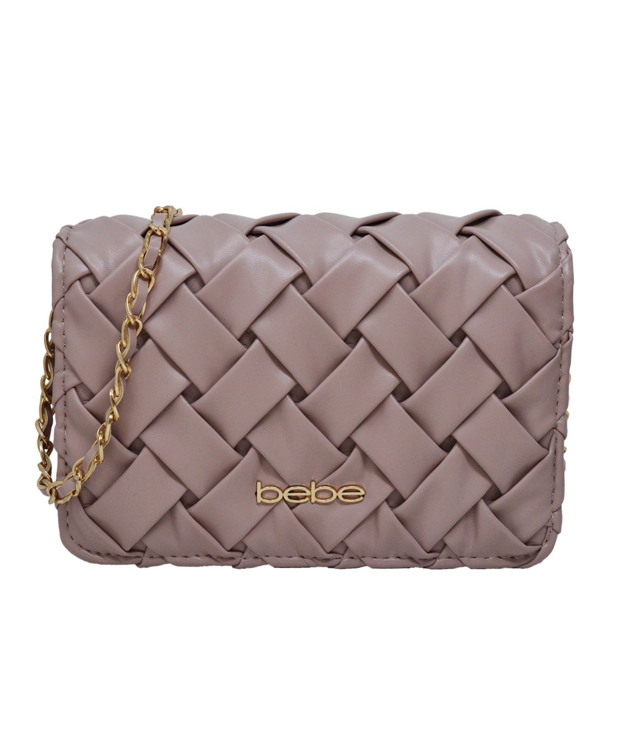 Click here for Bebe Womens Luca Mini Crossbody Bag - Mauve prices