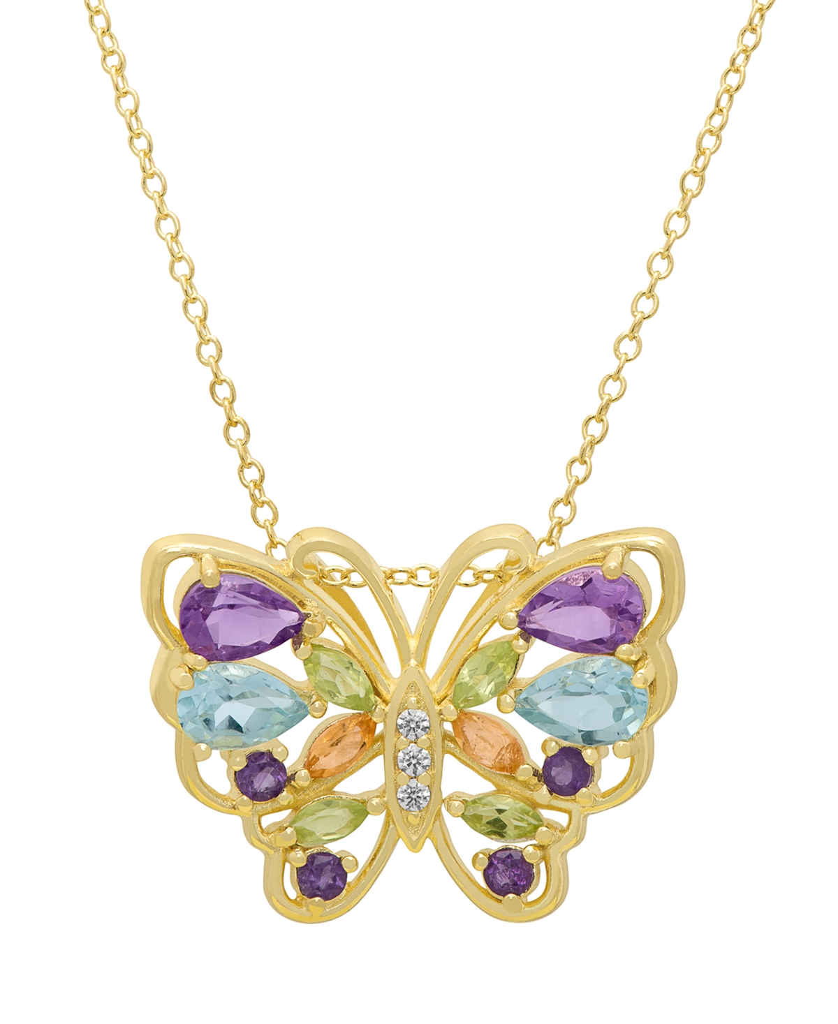 Click here for Macys Multi-Stone (2.62 ct. t.w.) Pendant Necklace... prices