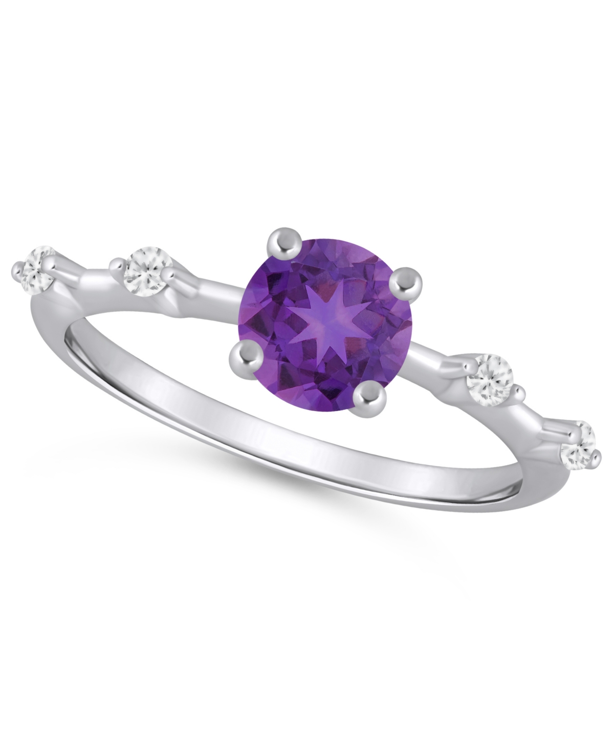 Click here for Macys Amethyst (3/4 ct. t.w.) and White Diamond (1... prices