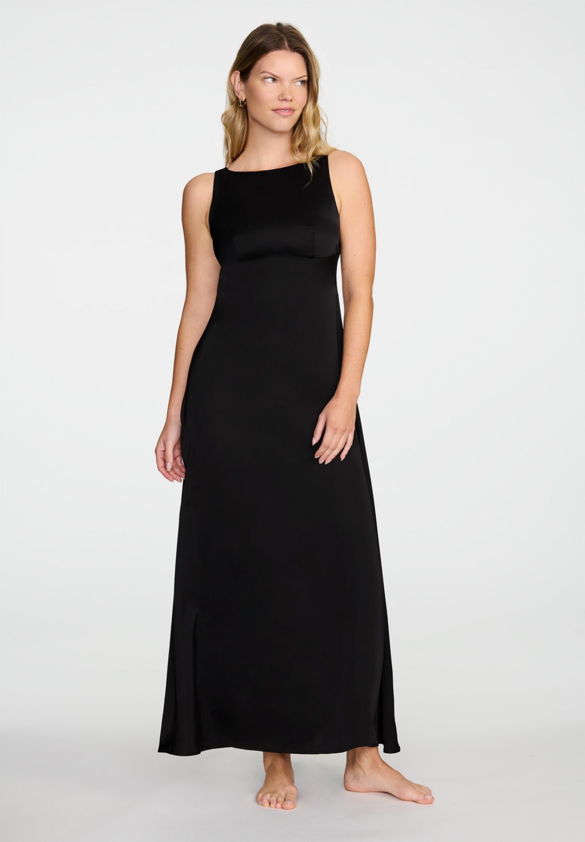 Click here for Cuup Womens The Satin Dress - Black prices