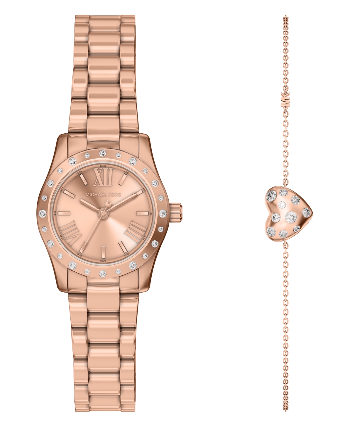 Click here for Michael Kors Womens Lexington Three-Hand Rose Gold... prices