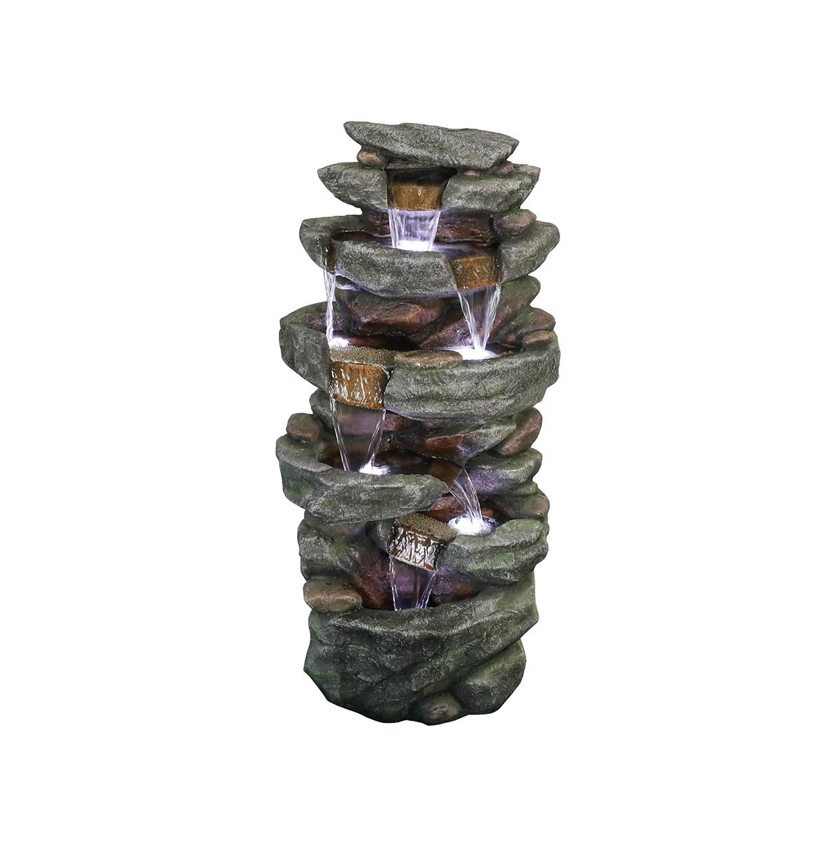 Click here for SunJet 40.5” High Rocks Outdoor Water Fount... prices