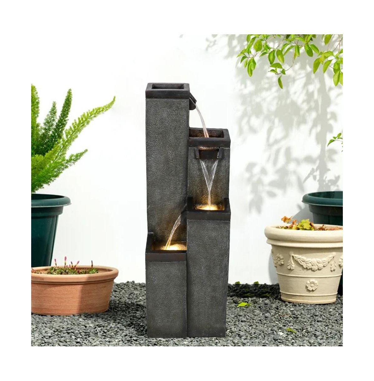 Click here for SunJet 4-Tier Modern Water Fountain  Indoor/Outdoo... prices