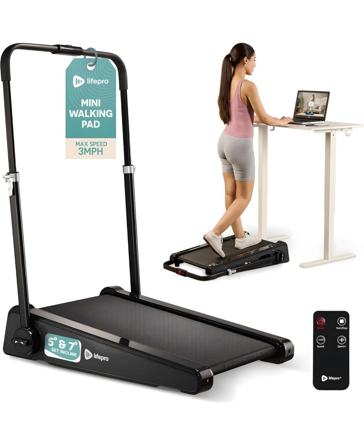 Click here for LifePro Smallest Portable Mini Walking Pad with Ad... prices