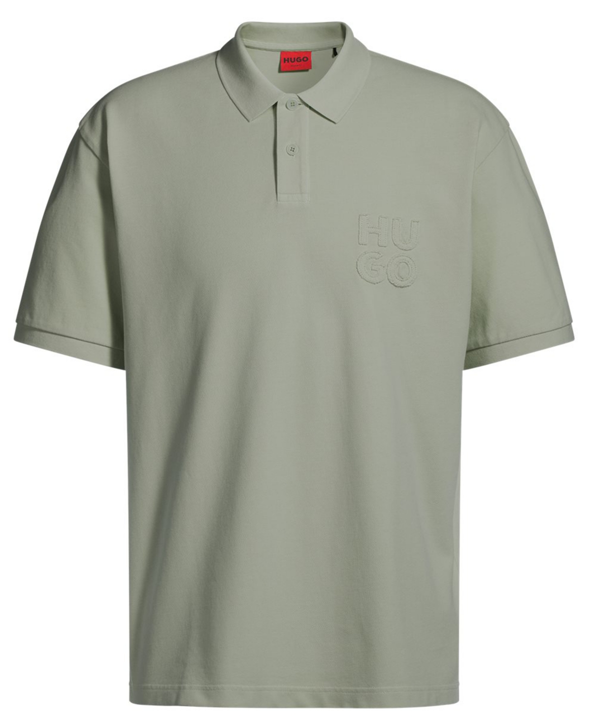 Click here for Hugo Boss Mens Distressed Logo Polo Shirt - Open G... prices