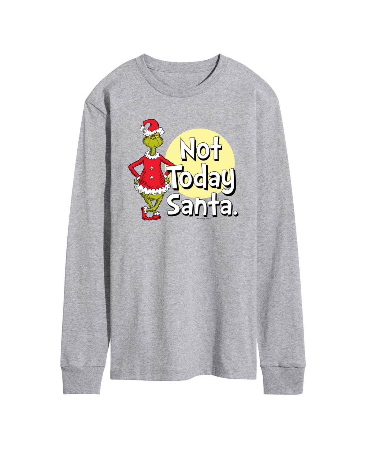 Click here for Airwaves Mens The Grinch Not Today Santa Long-Slee... prices